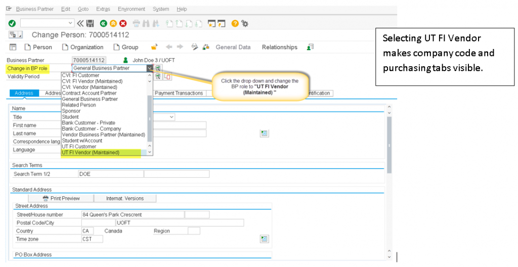 S4 HANA Business Partner – Change & Create Accounts Payable Vendor ...