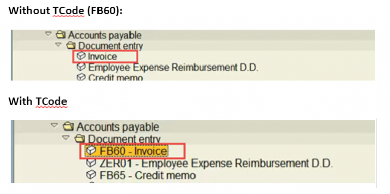 Using Transaction Codes (TCodes) to Access AMS Screens - Financial Services
