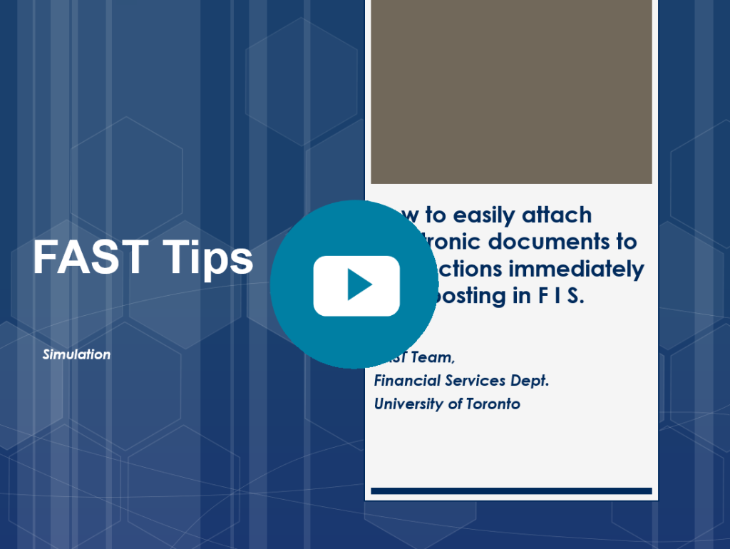 FAST Tips - How to easily attach electronic documents to transactions ...