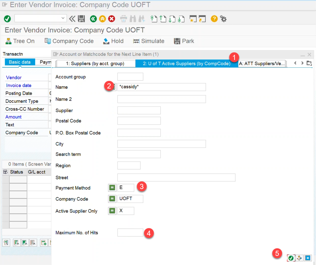 How can I find a list of EFT vendors? - Financial Services